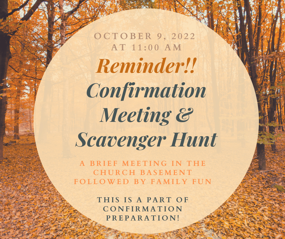 2022 Conf Scavenger Hunt | Holy Rosary Catholic Church