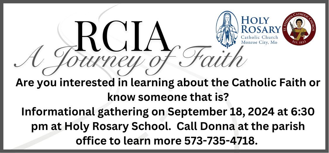 Sept 18 RCIA | Holy Rosary Catholic Church
