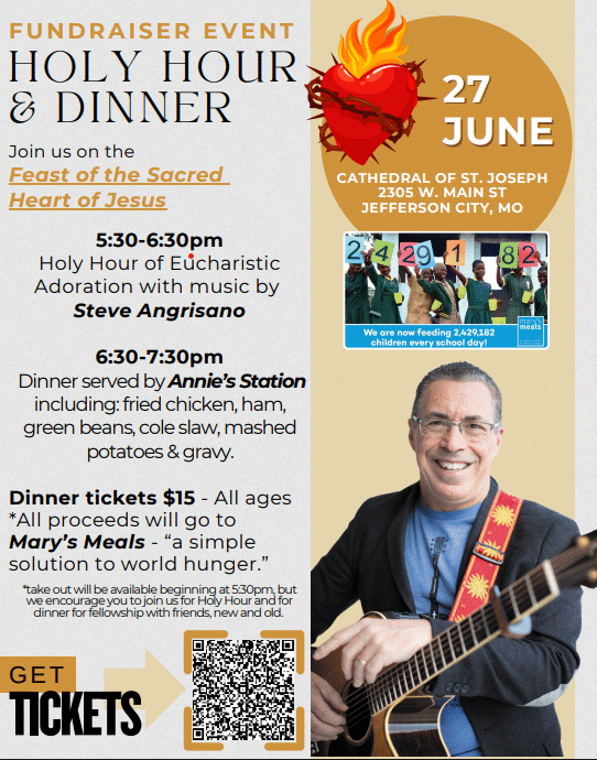 June 27 Holy Hour And Dinner Cathedral | Holy Rosary Catholic Church